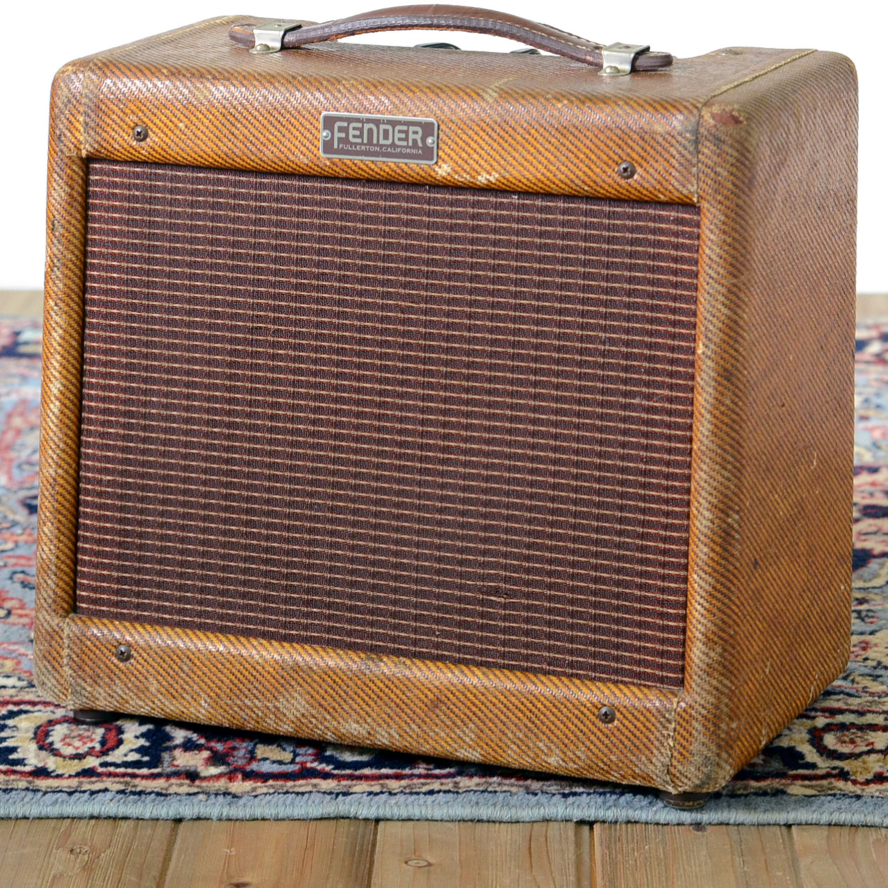 Vintage 1955 Fender Princeton Tweed Amp 5E2 Circuit