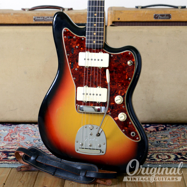Pre-CBS Vintage 1964 Fender Jazzmaster Sunburst Guitar