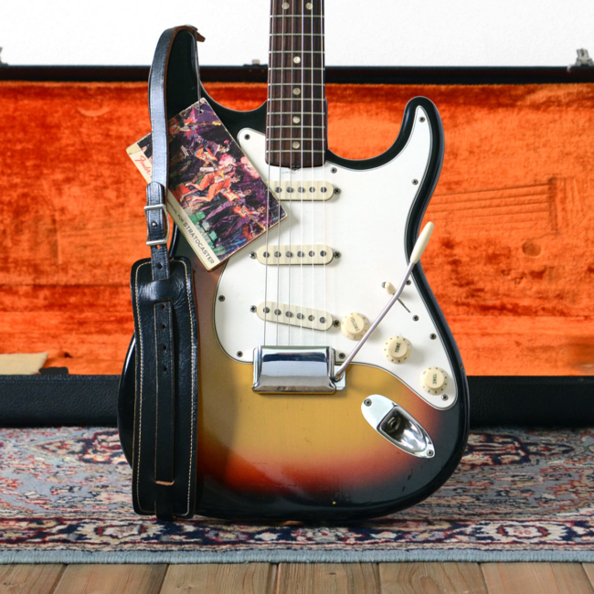 Vintage 1966 Fender Stratocaster With Hangtag