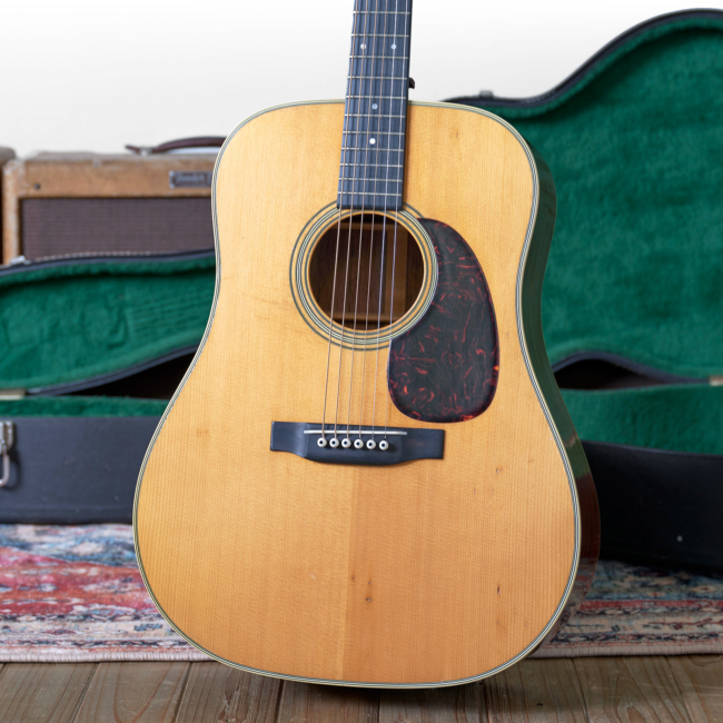 Brazilian Rosewood 1963 Martin D-28 Dreadnought & Harptone Case