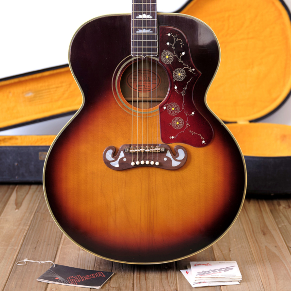 Sunburst 1968 Gibson J-200 Acoustic Guitar